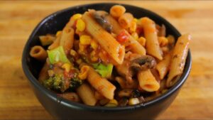 Brown Color Pasta Recipe (with Video)